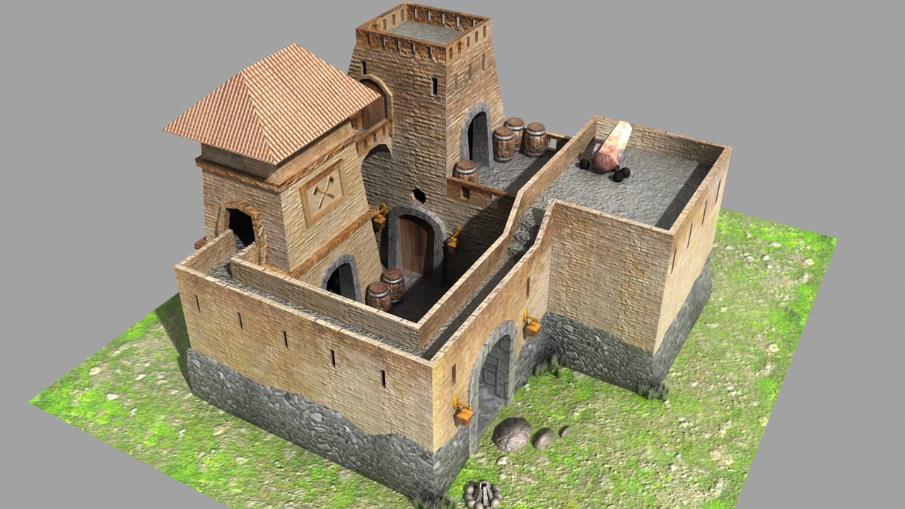 ArtStation - Low Poly Castle 2