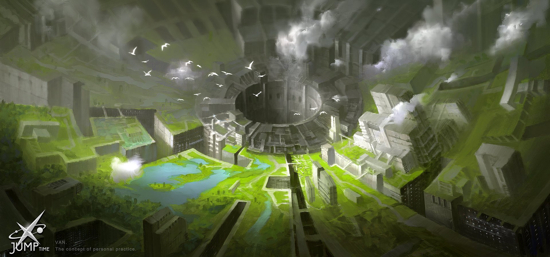 ArtStation - The abandoned space station