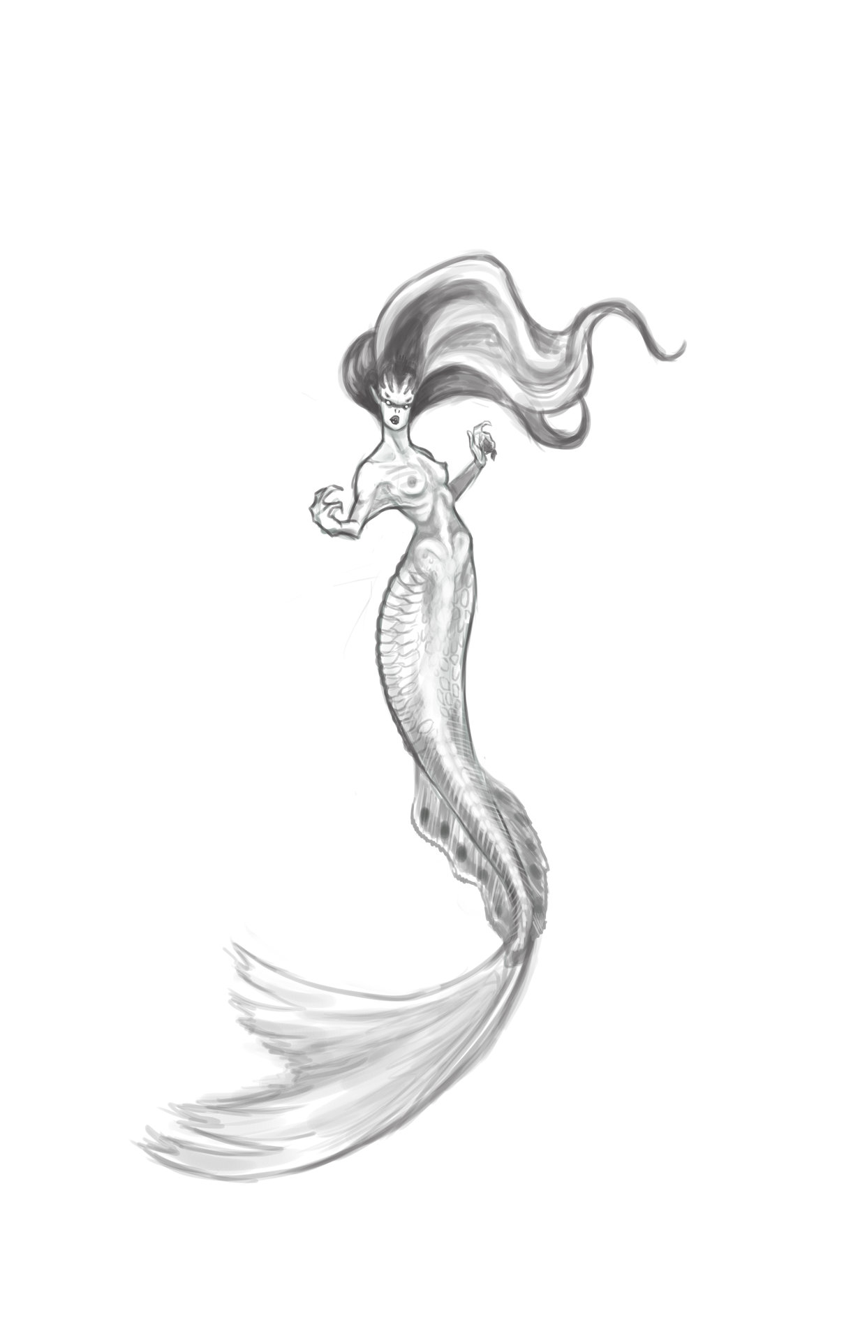 ArtStation - Mermaid concept