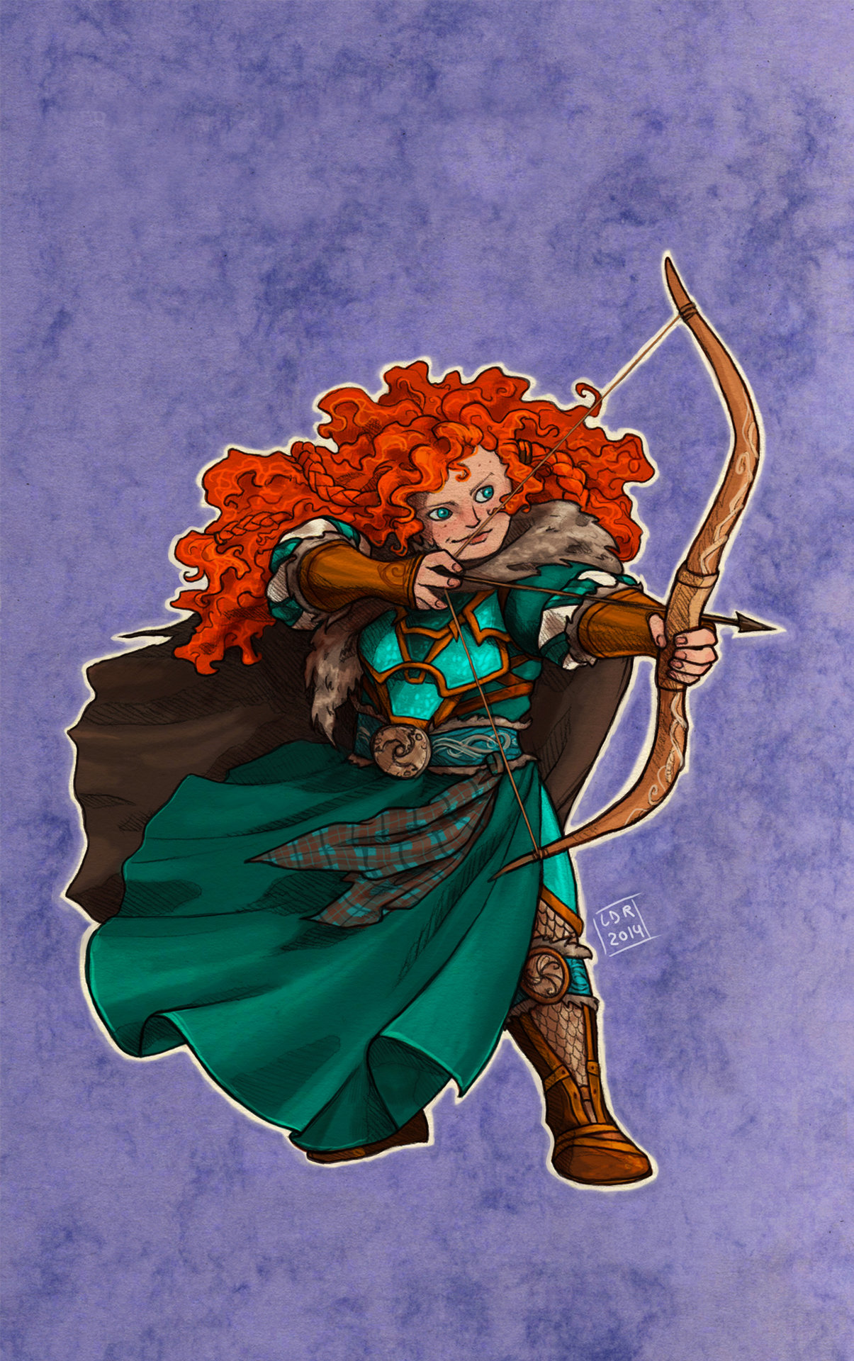 ArtStation - Disney meets Warcraft - Merida
