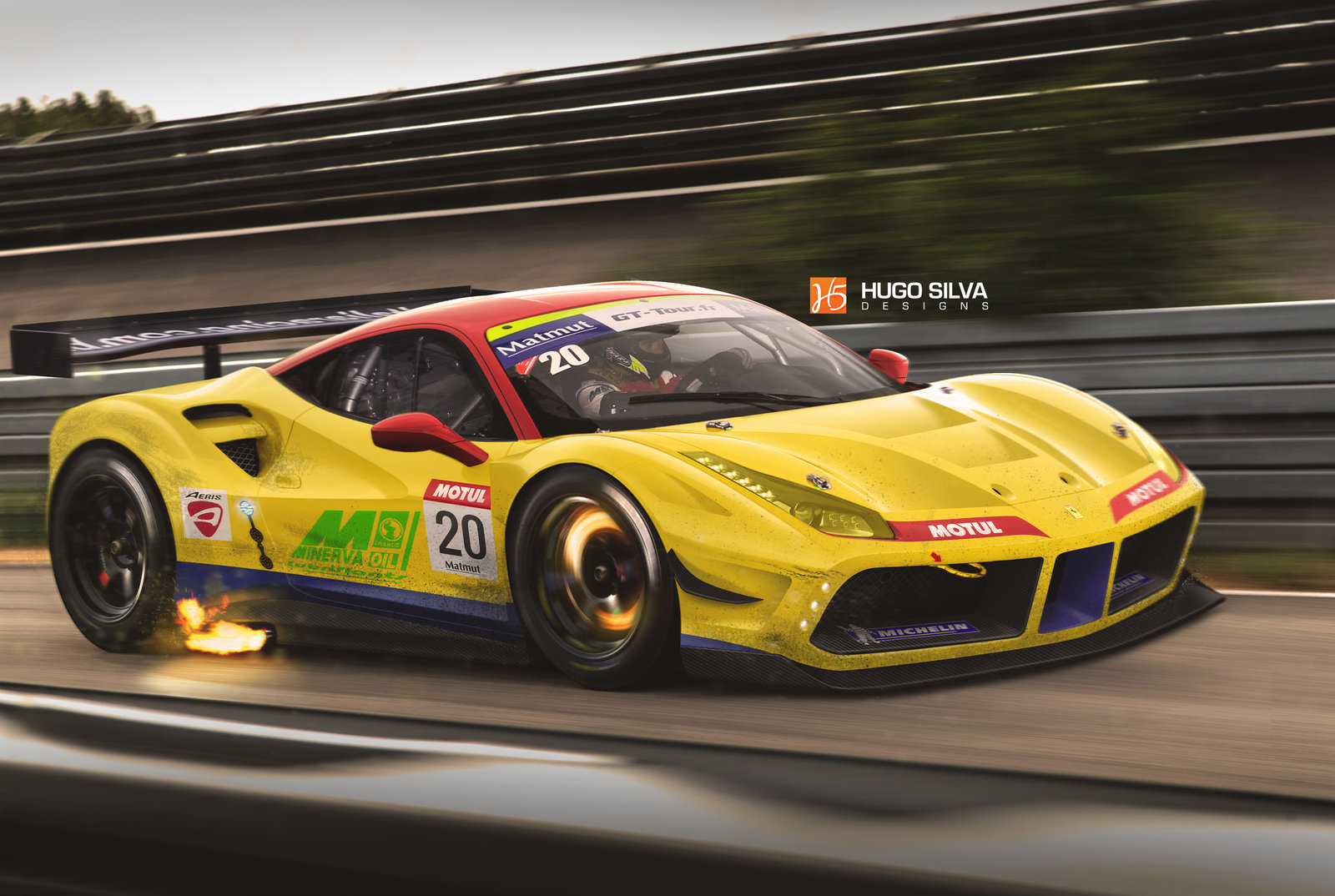 Hugo Silva - Ferrari 488 GTB GT3 Spec