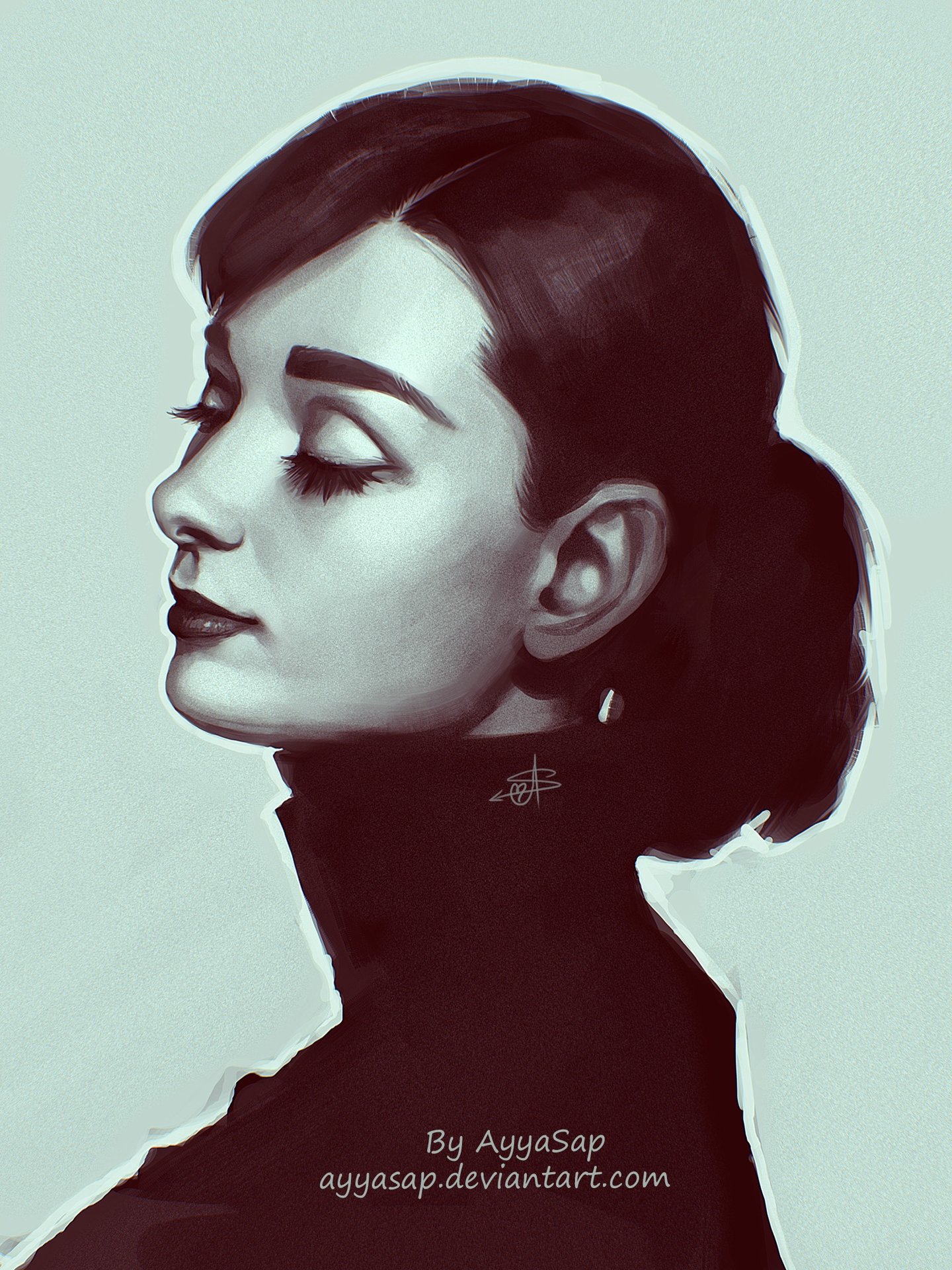 ArtStation - Audrey Hepburn (study)
