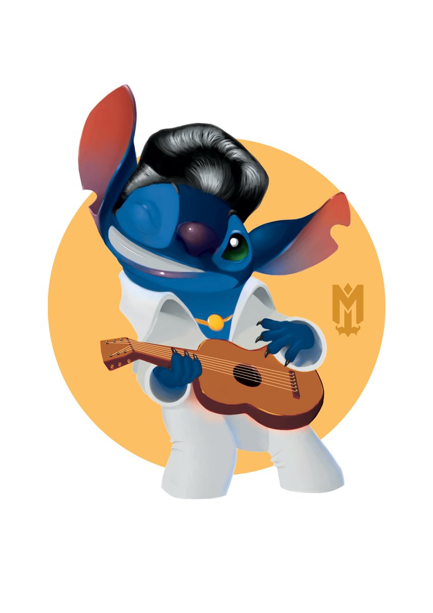 ArtStation - Stitch Elvis