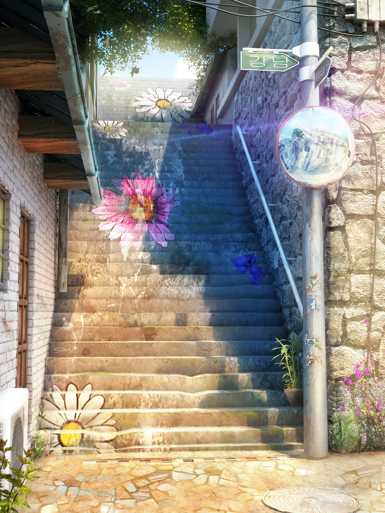 ArtStation - Flower Street