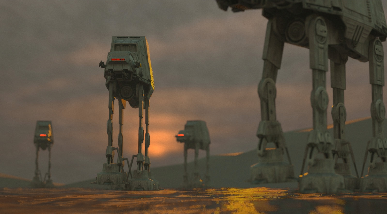 ArtStation - AT-AT Walkers