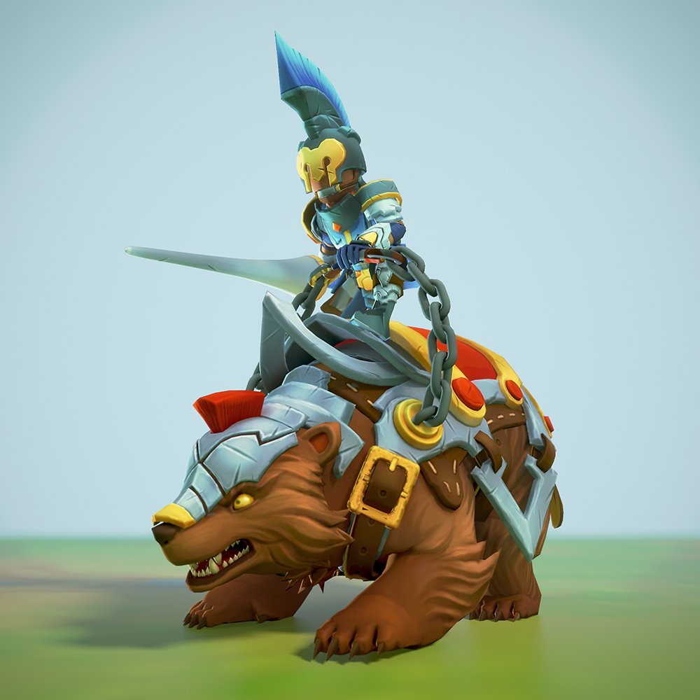 ArtStation - Bear Cavalry Lancer