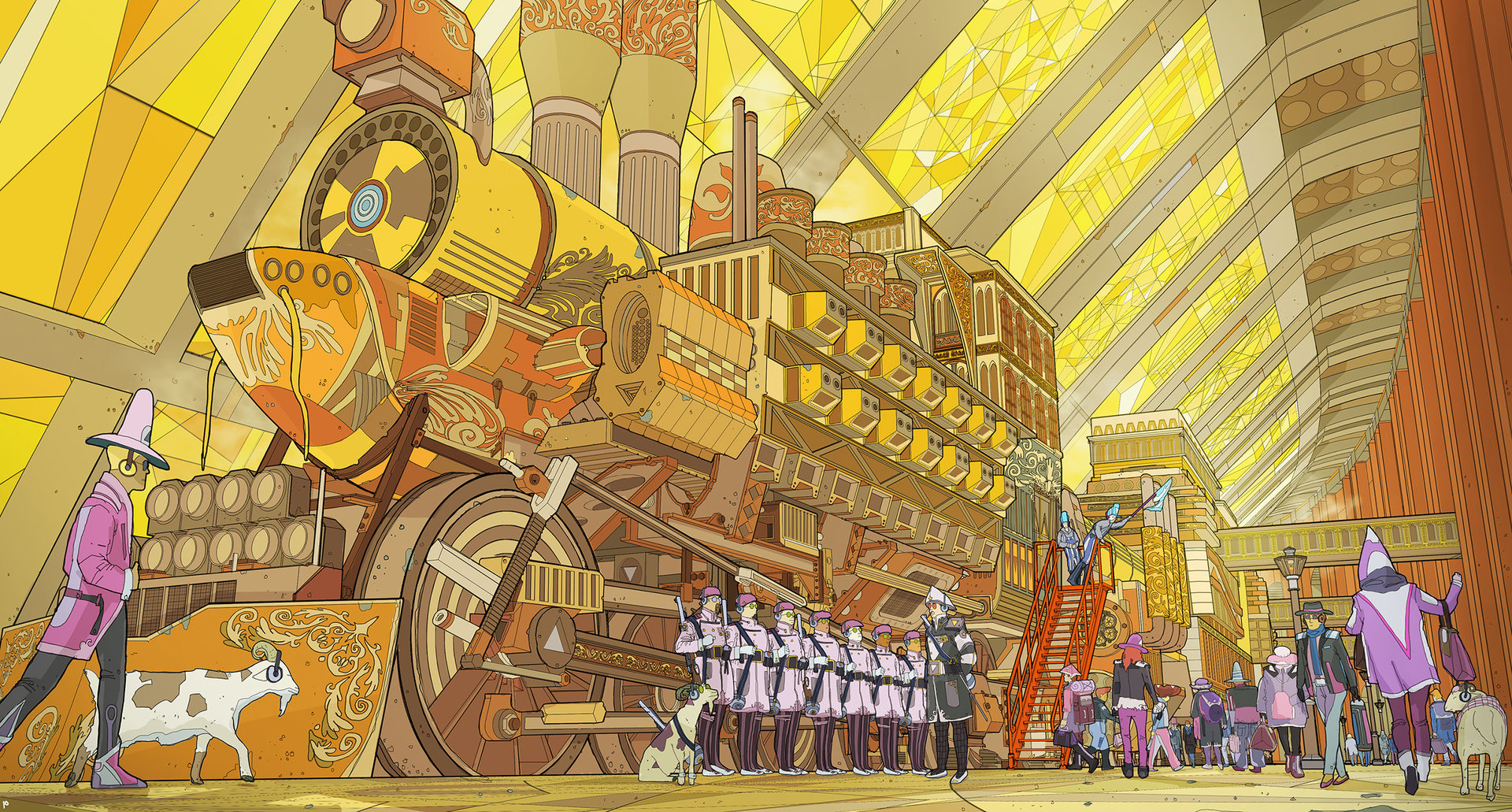 ArtStation - All Aboard!, girozaki