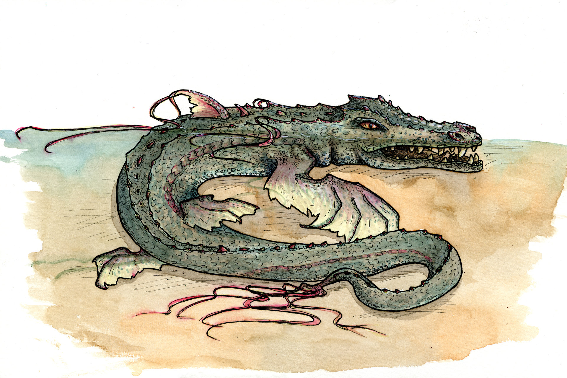 Nik Sylvan - Serpentia ichneumonia: The Nile Bird-Eater Serpent