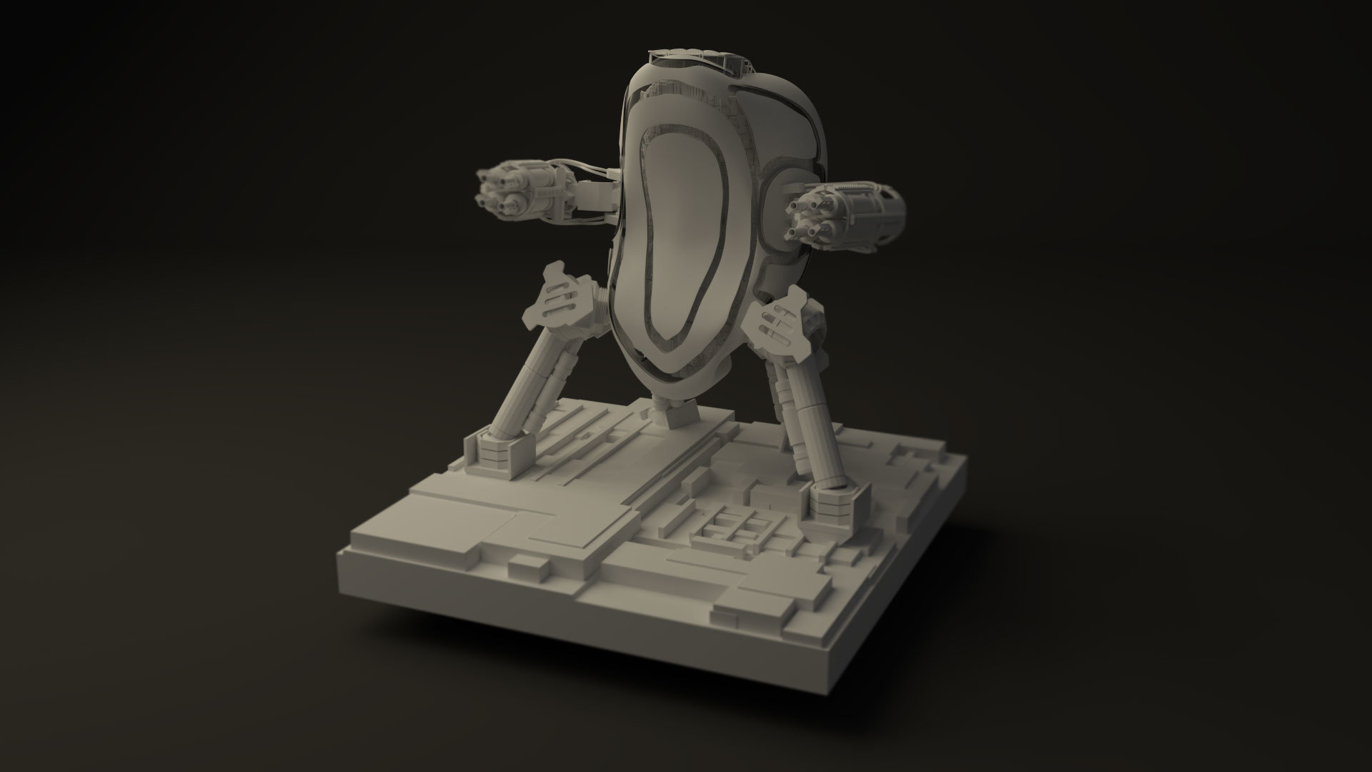 ArtStation - 3D Mech Concept