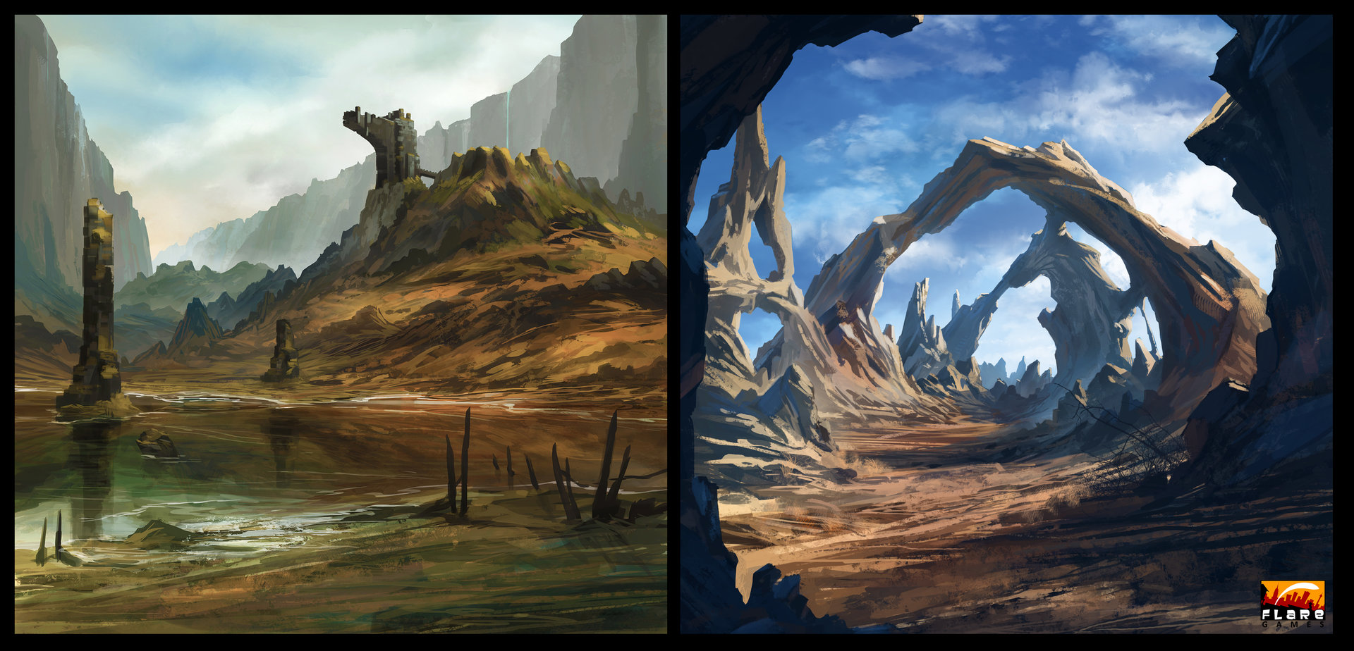ArtStation - Evoker quest backgrounds 3