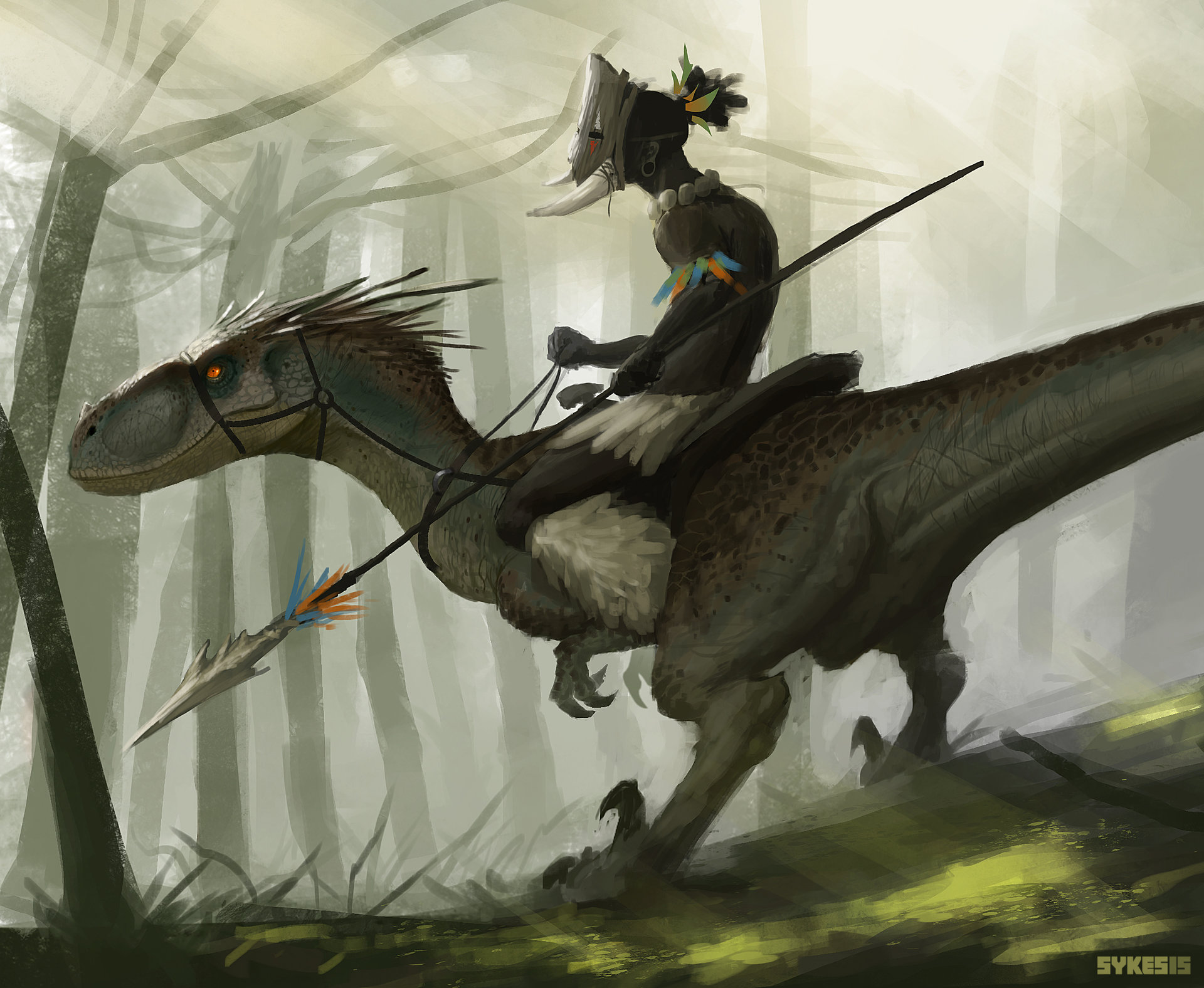 ArtStation - Jungle Raptor