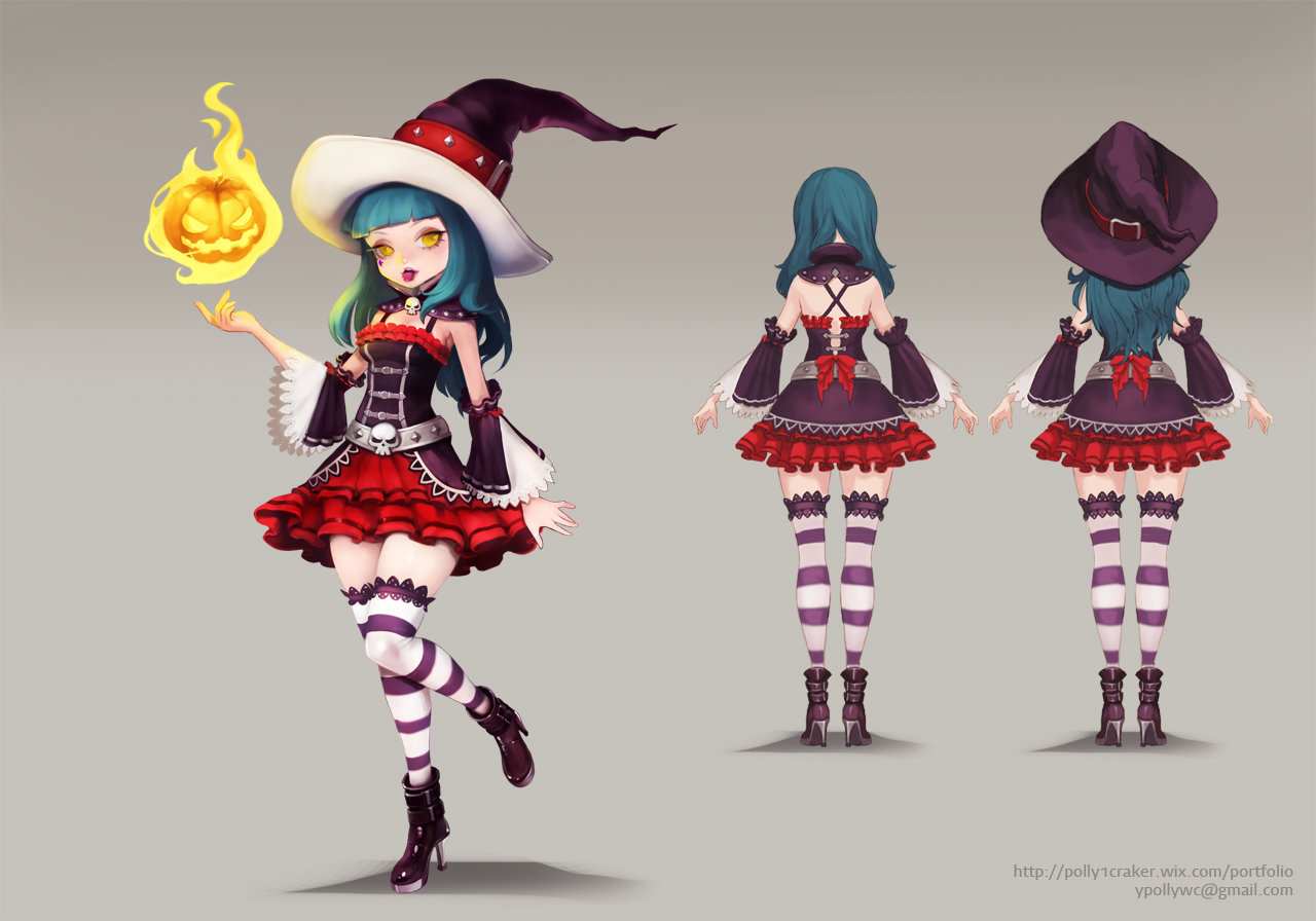 ArtStation - Pumpkin Witch