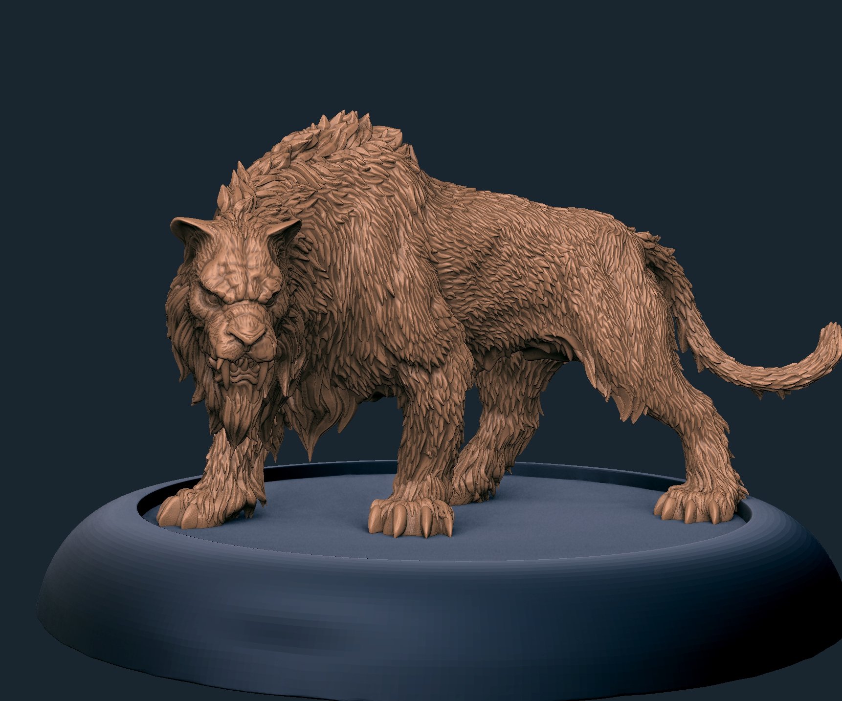 ArtStation - "Sabretooth-tiger" for Conan game