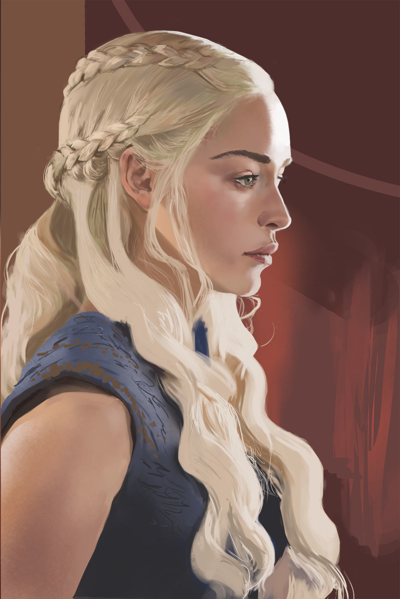 ArtStation - Daenerys Targaryen Portrait