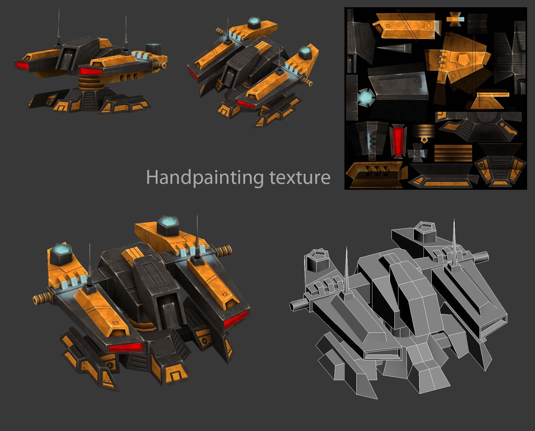 ArtStation - strategy game laser tower