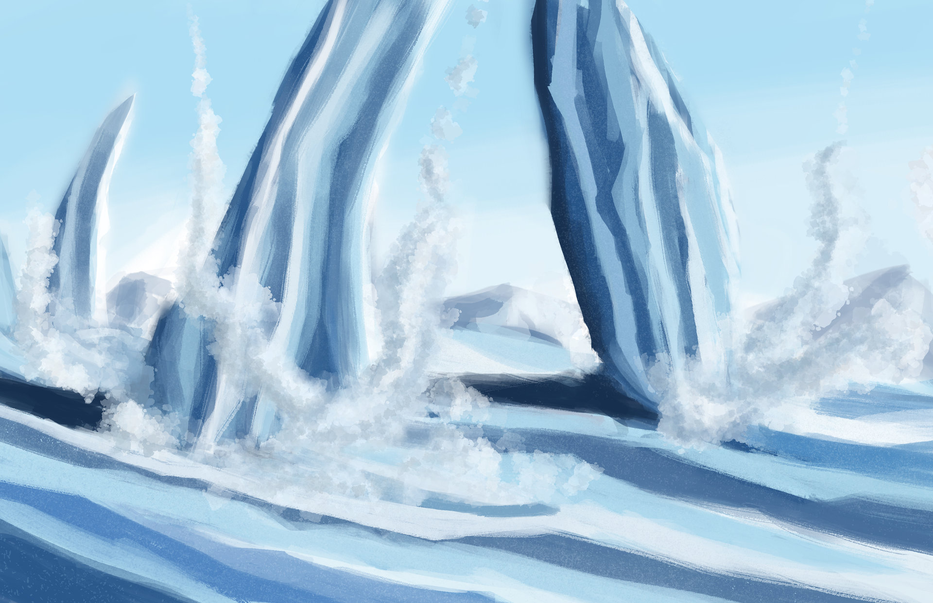 ArtStation - Frozen Pillars