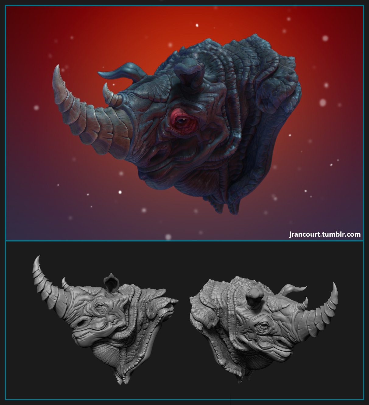 ArtStation - Creature Bust