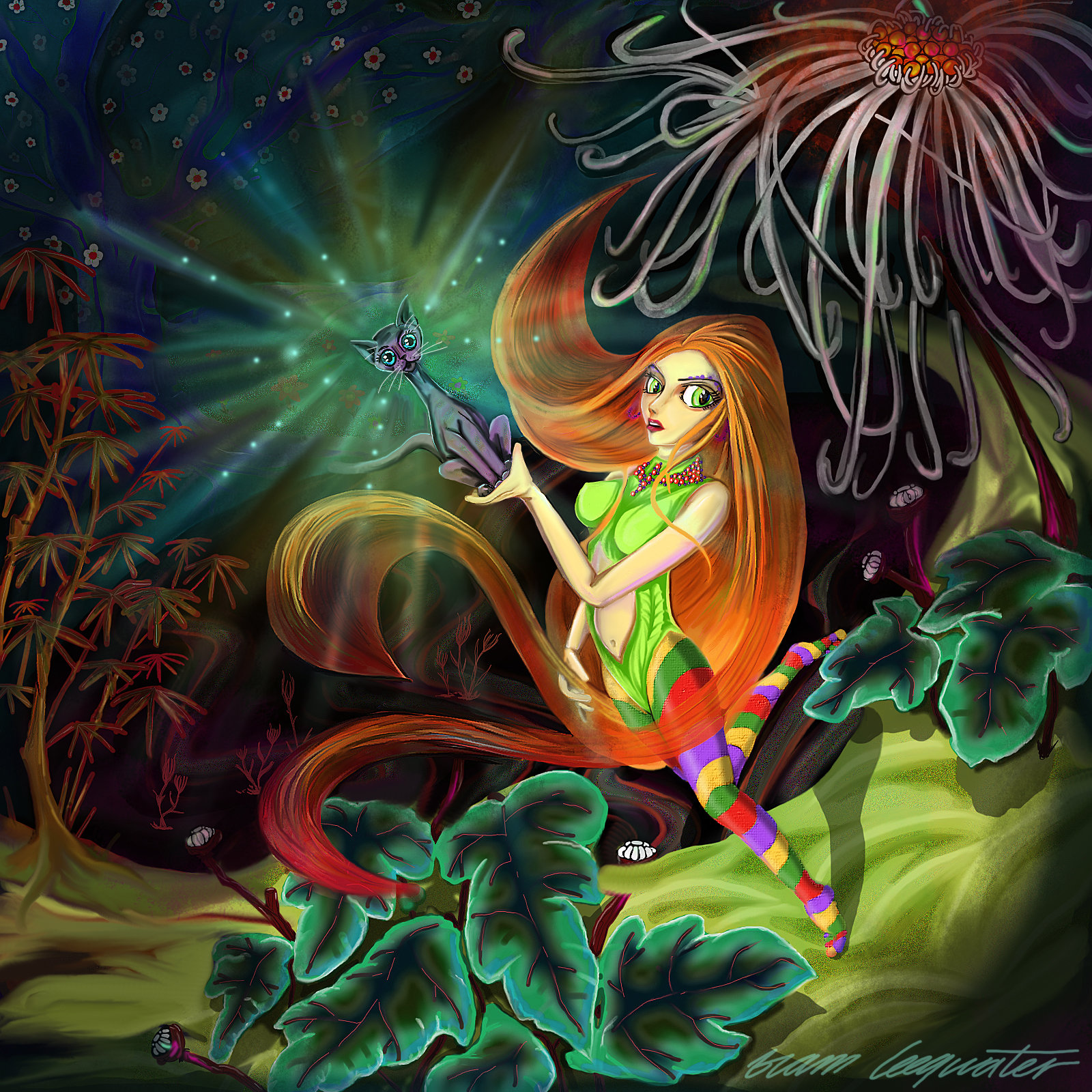 ArtStation - The magic cat