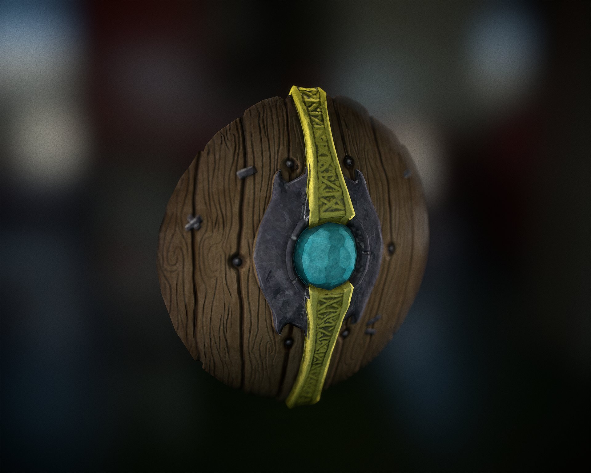 ArtStation - Hand Painted Shield