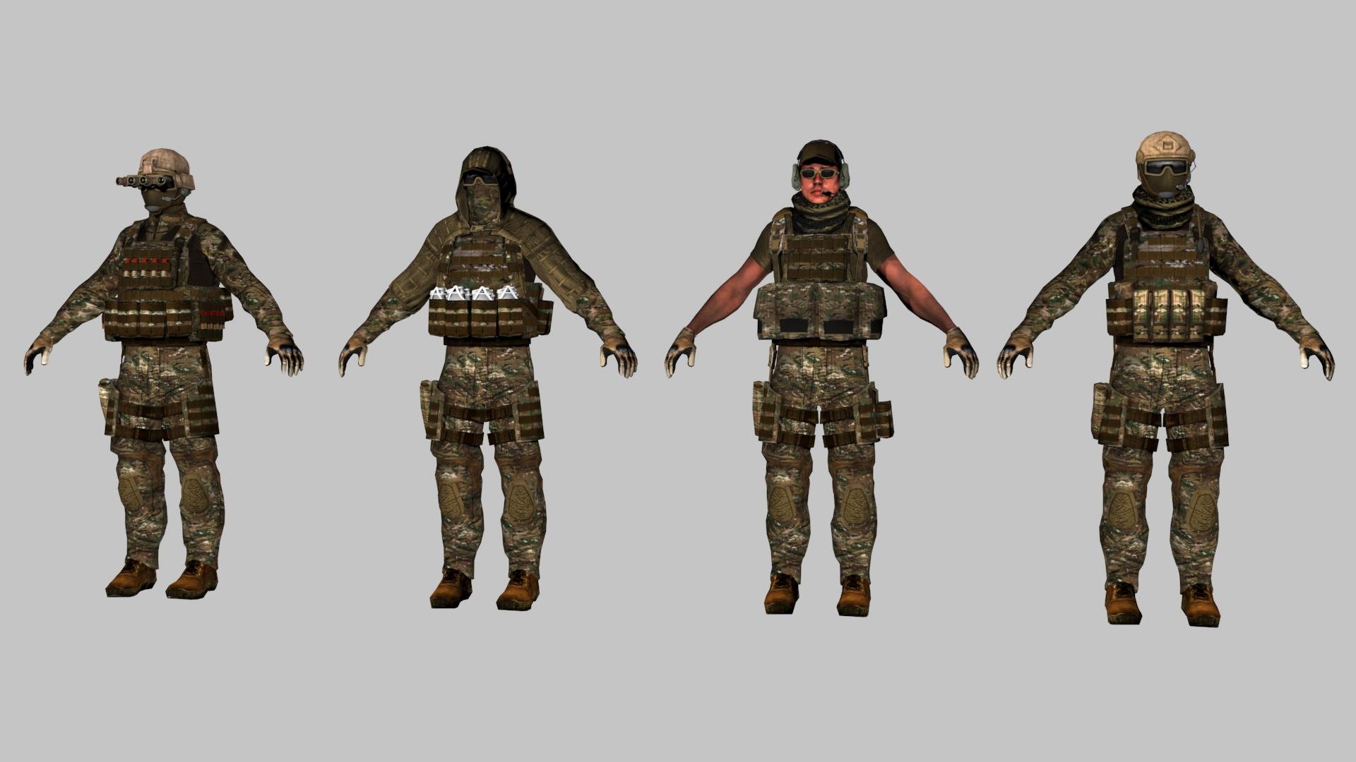 ArtStation - soldier set