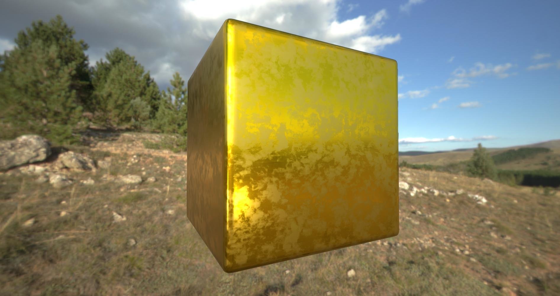 ArtStation - Substance Designer Procedural Gold texture