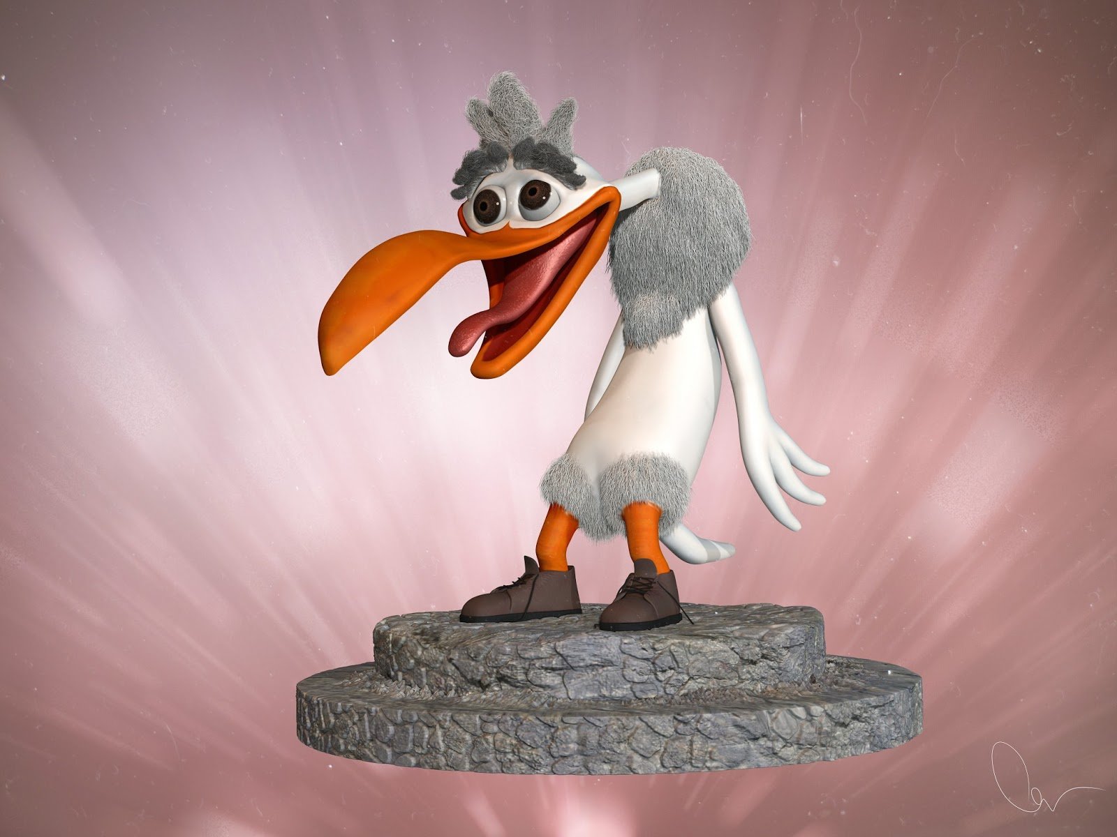 ArtStation - Otiose bird