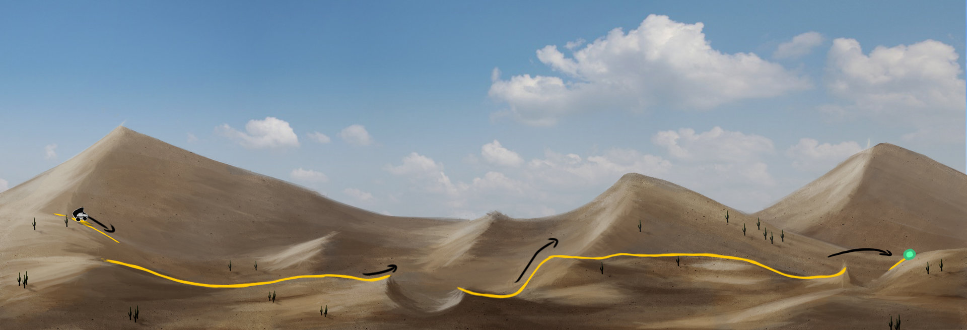 ArtStation - Preview desert level