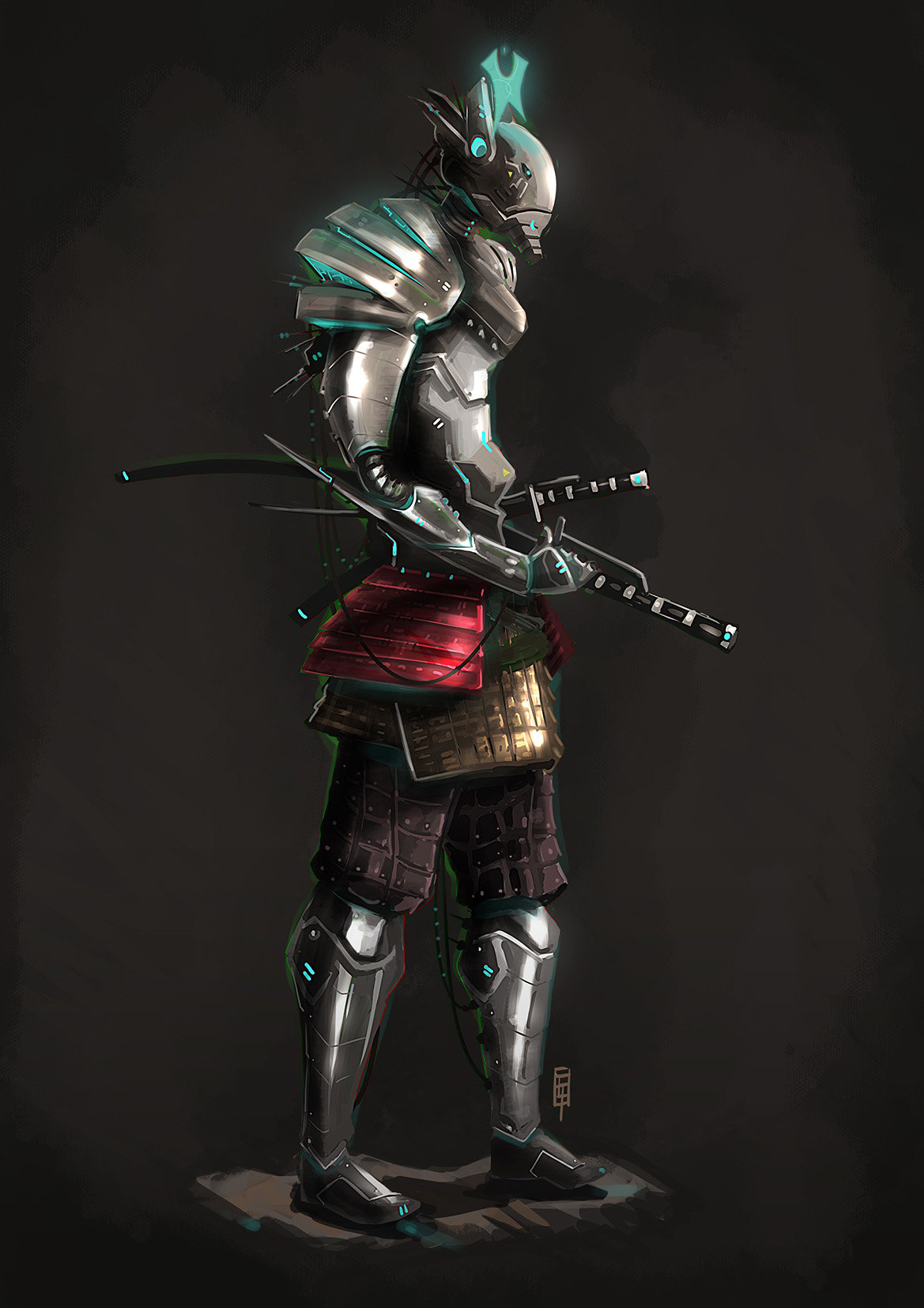 ArtStation - Mech-Samurai