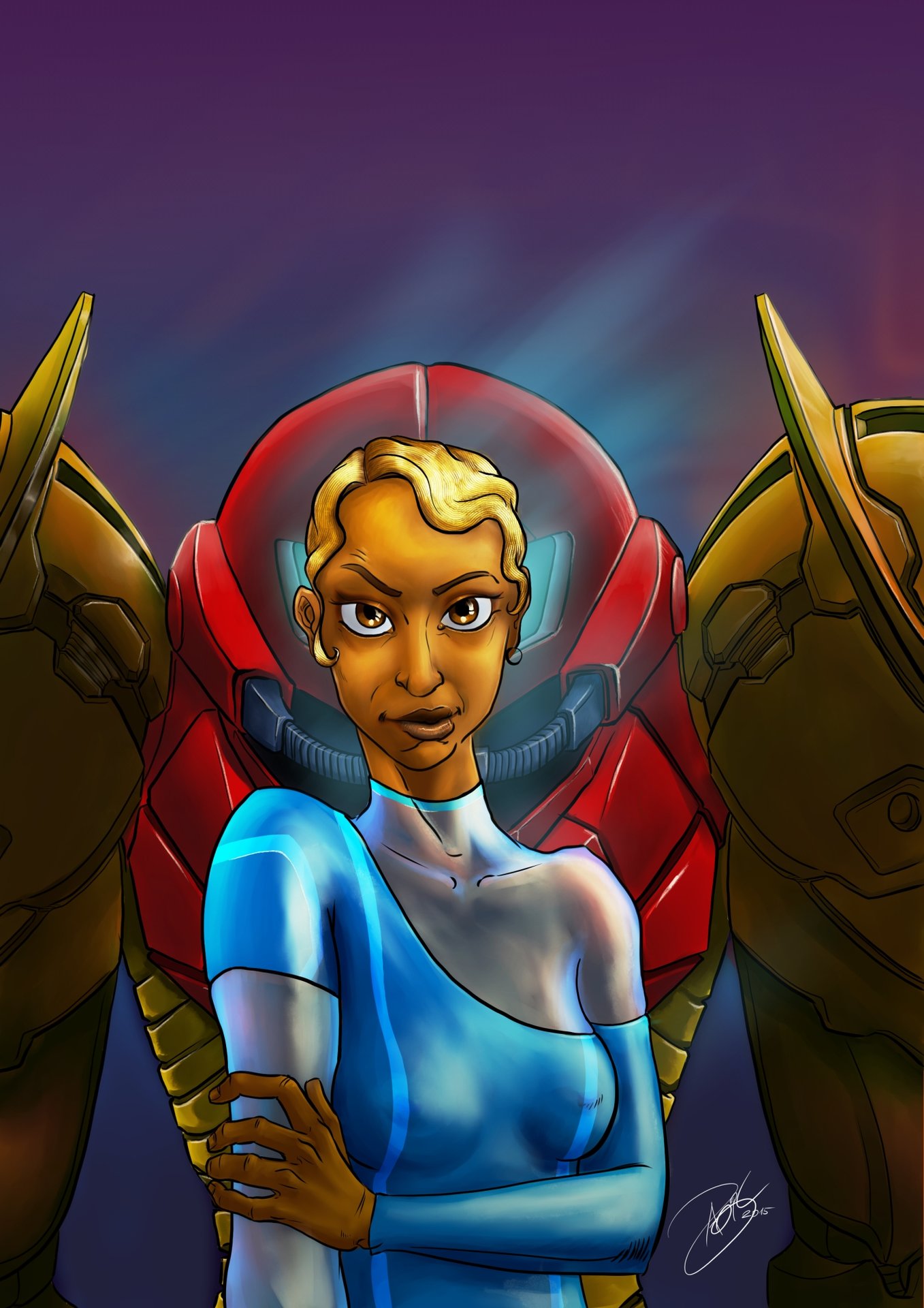 ArtStation - Zero Suit Samus