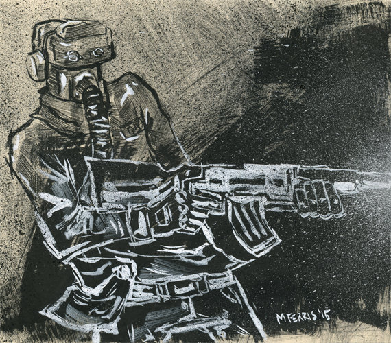 ArtStation - Gunner Concept