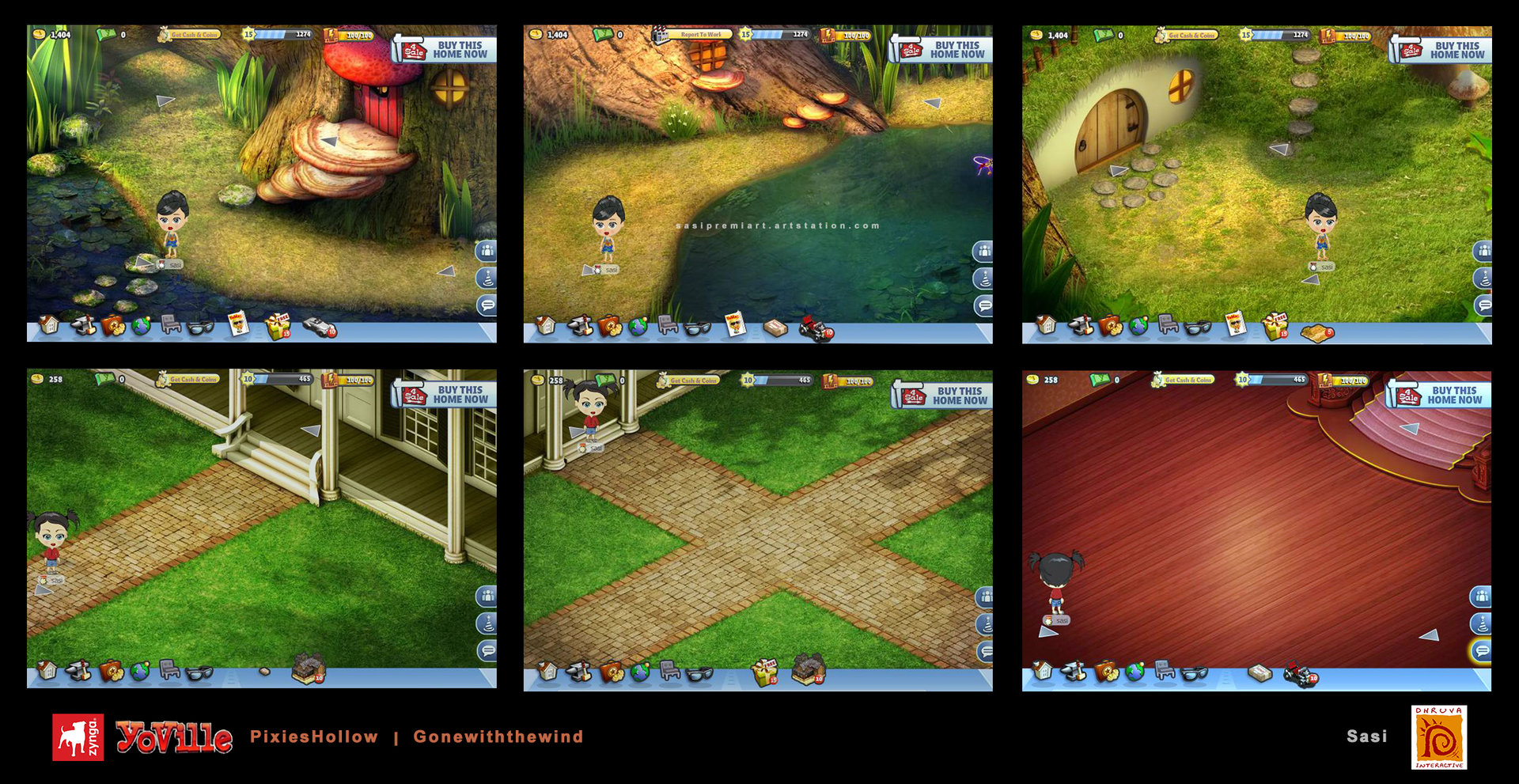 ArtStation - Zynga Yoville games.SASI