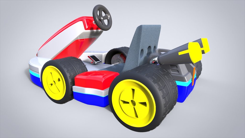 Miguel Gonzalez - Mario Kart 3d Model