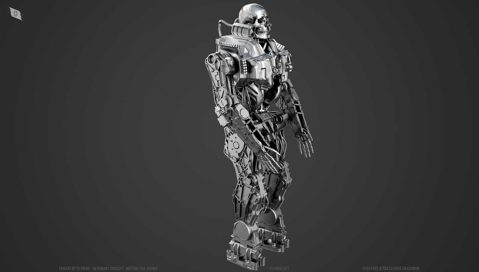 Devmod - Doom 4 Fan art revenant concept