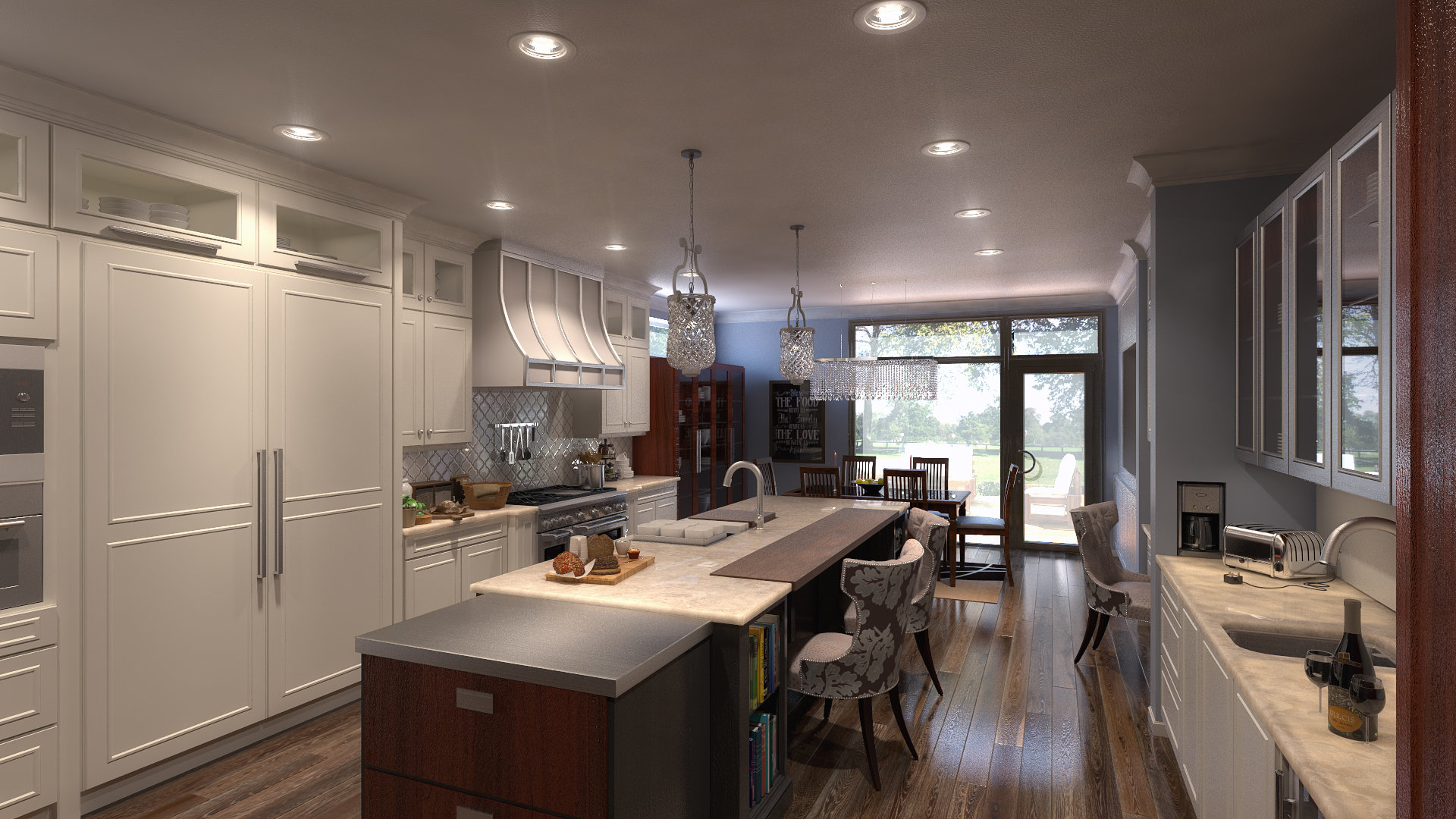 ArtStation - Custom Chicago Kitchen