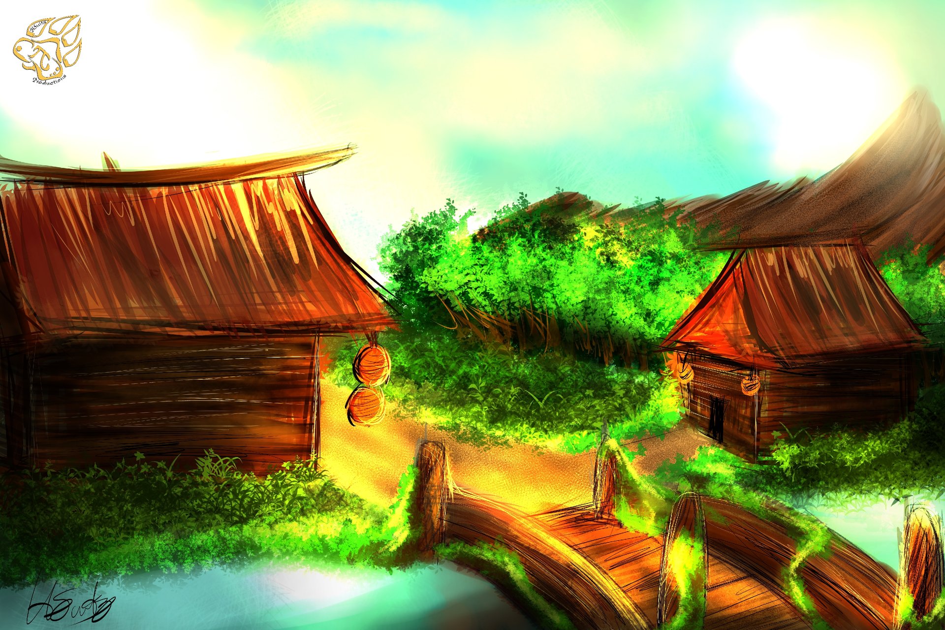 ArtStation - Village