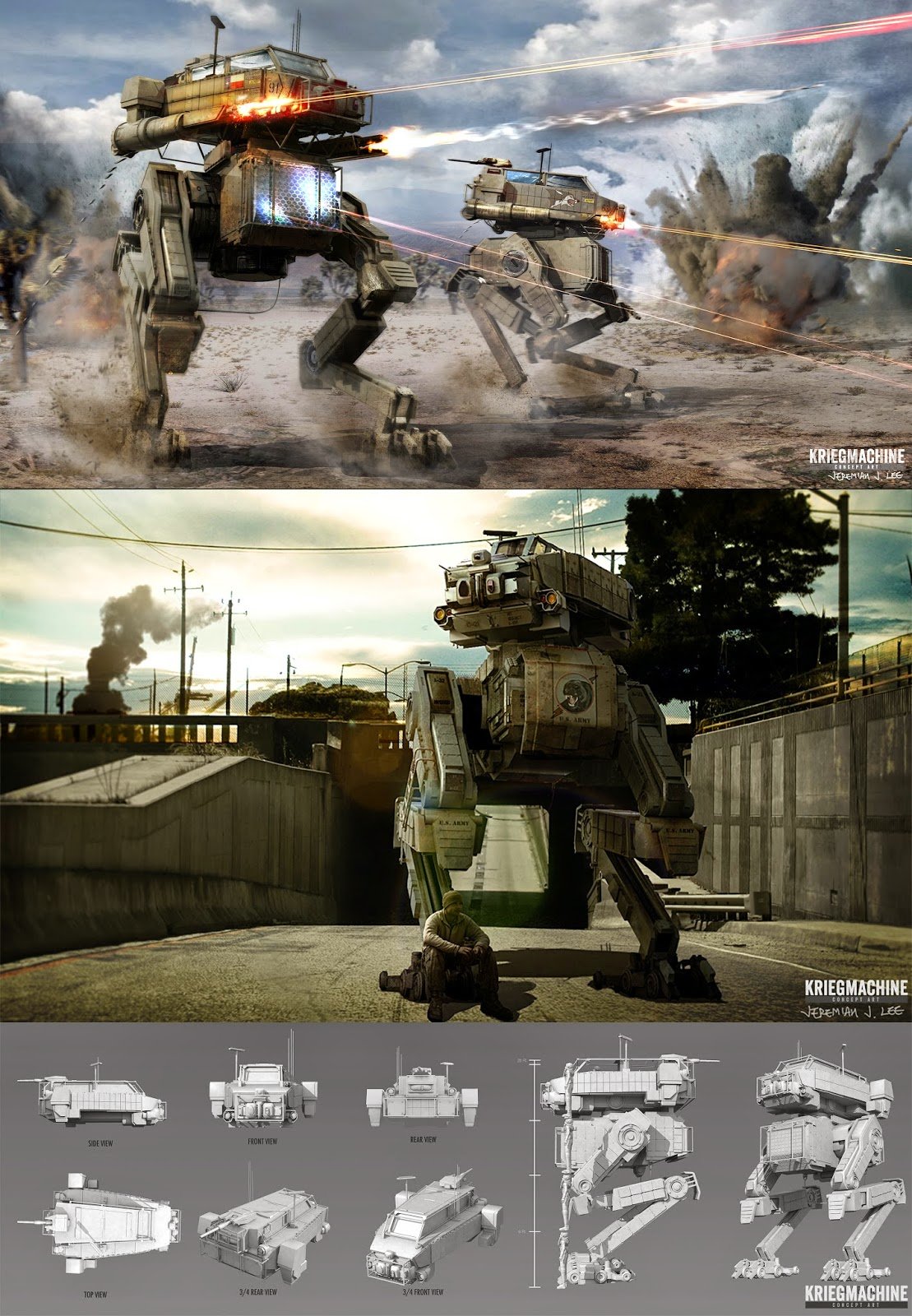 ArtStation - Kriegmachine Mech