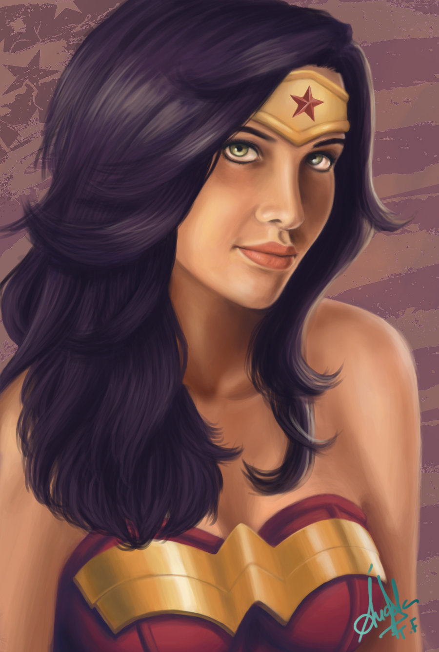 Artstation Wonder Woman Portrait