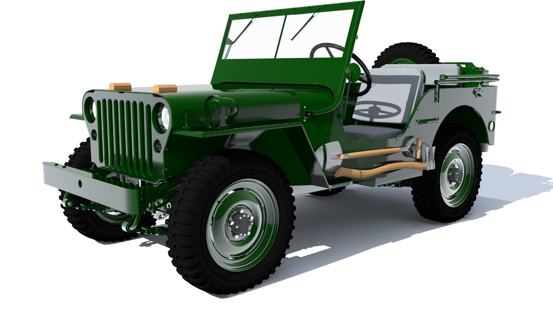 ArtStation - Modeling-Jeep Willys