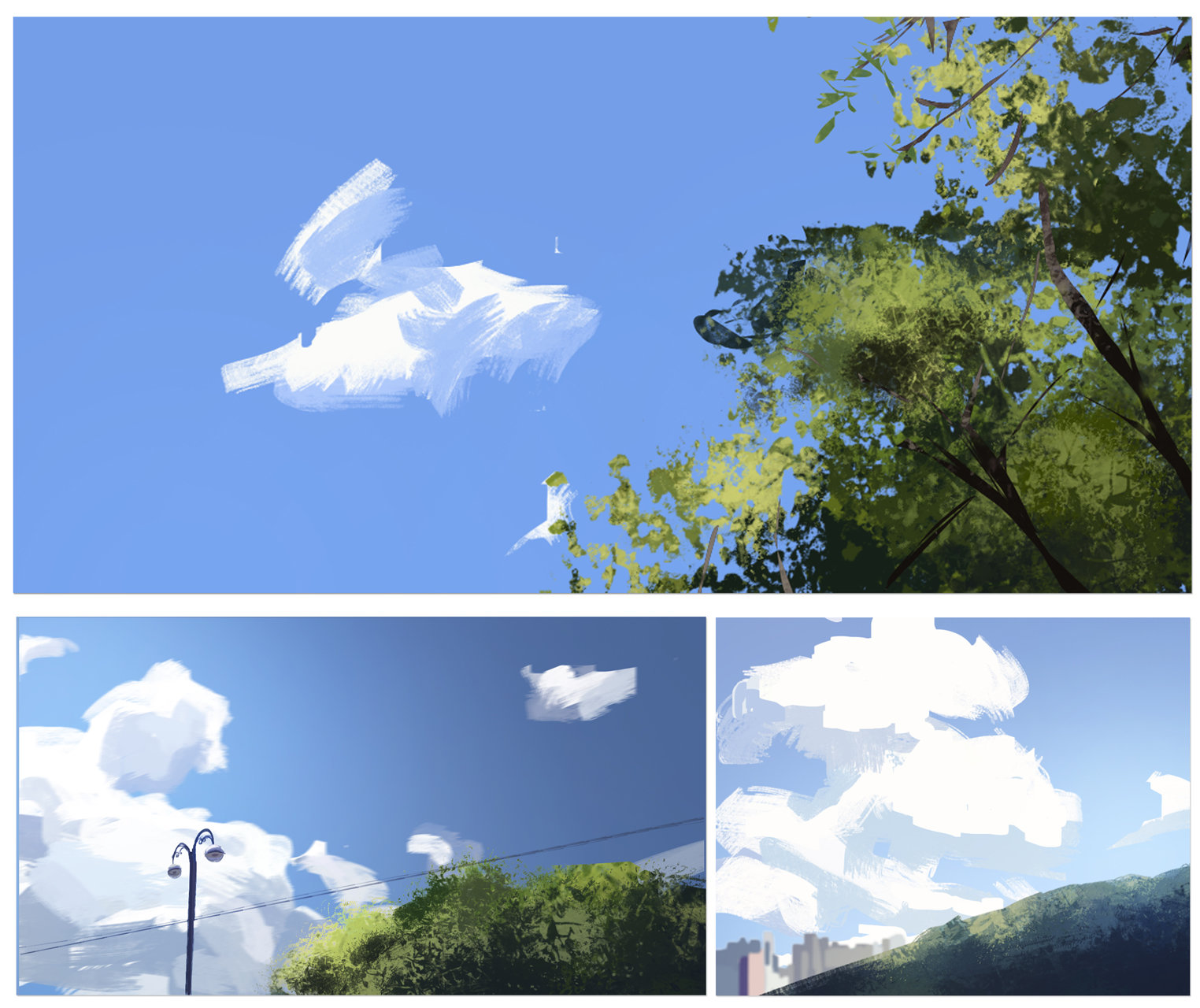ArtStation - study - sky