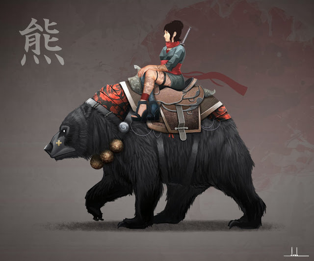 ArtStation - Bear Mount, Joshua Xiong