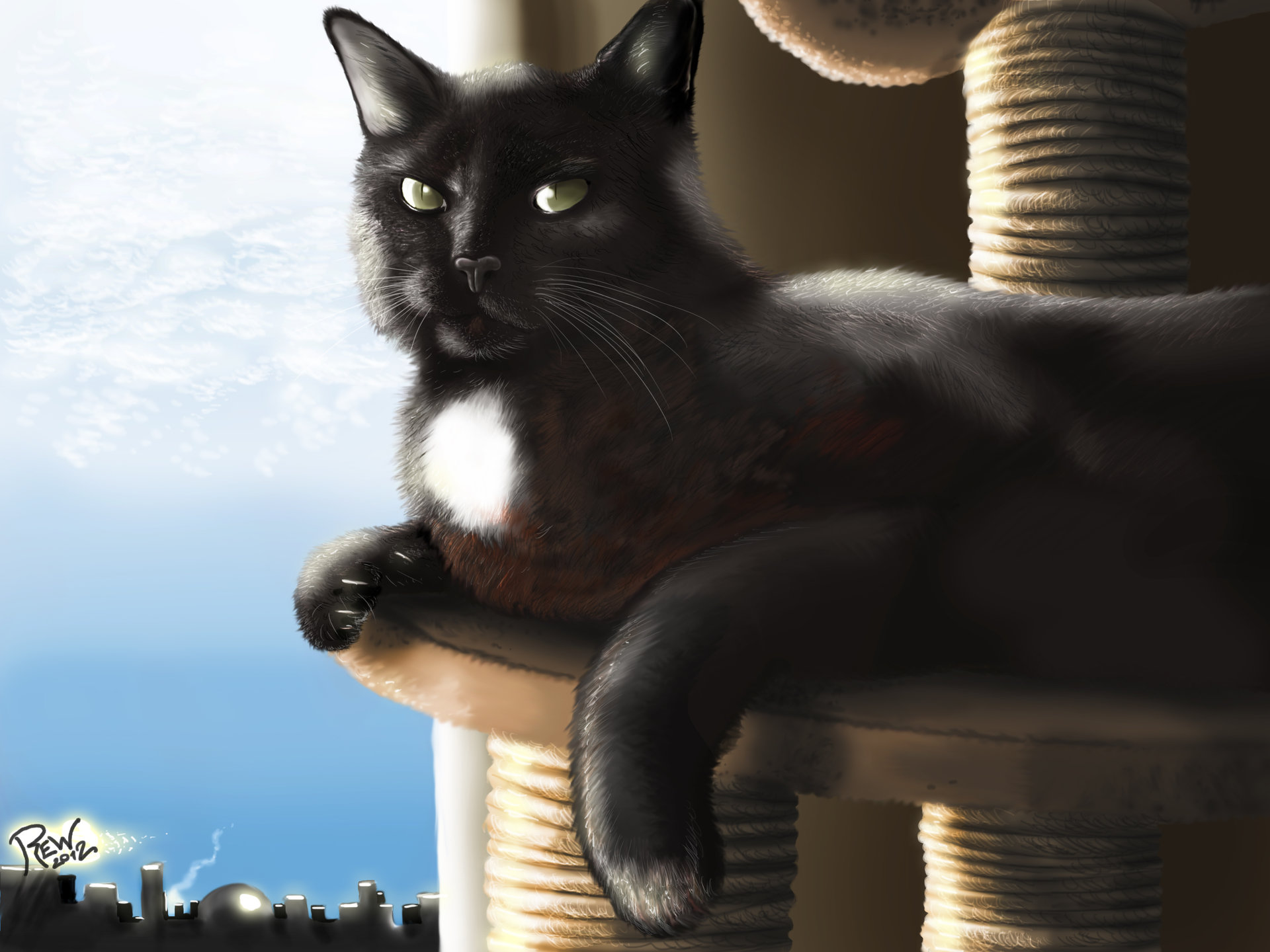 ArtStation - My cat