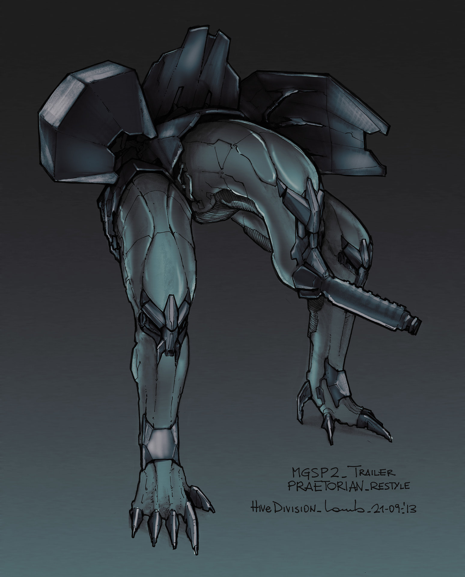 ArtStation - Praetorian concept art - MGSP2