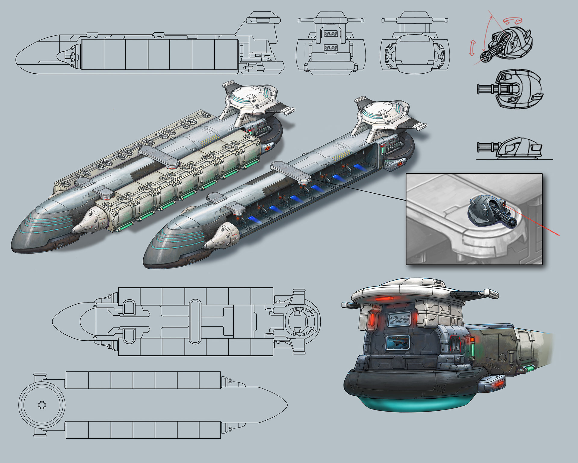 ArtStation - barge, andrei khaustov