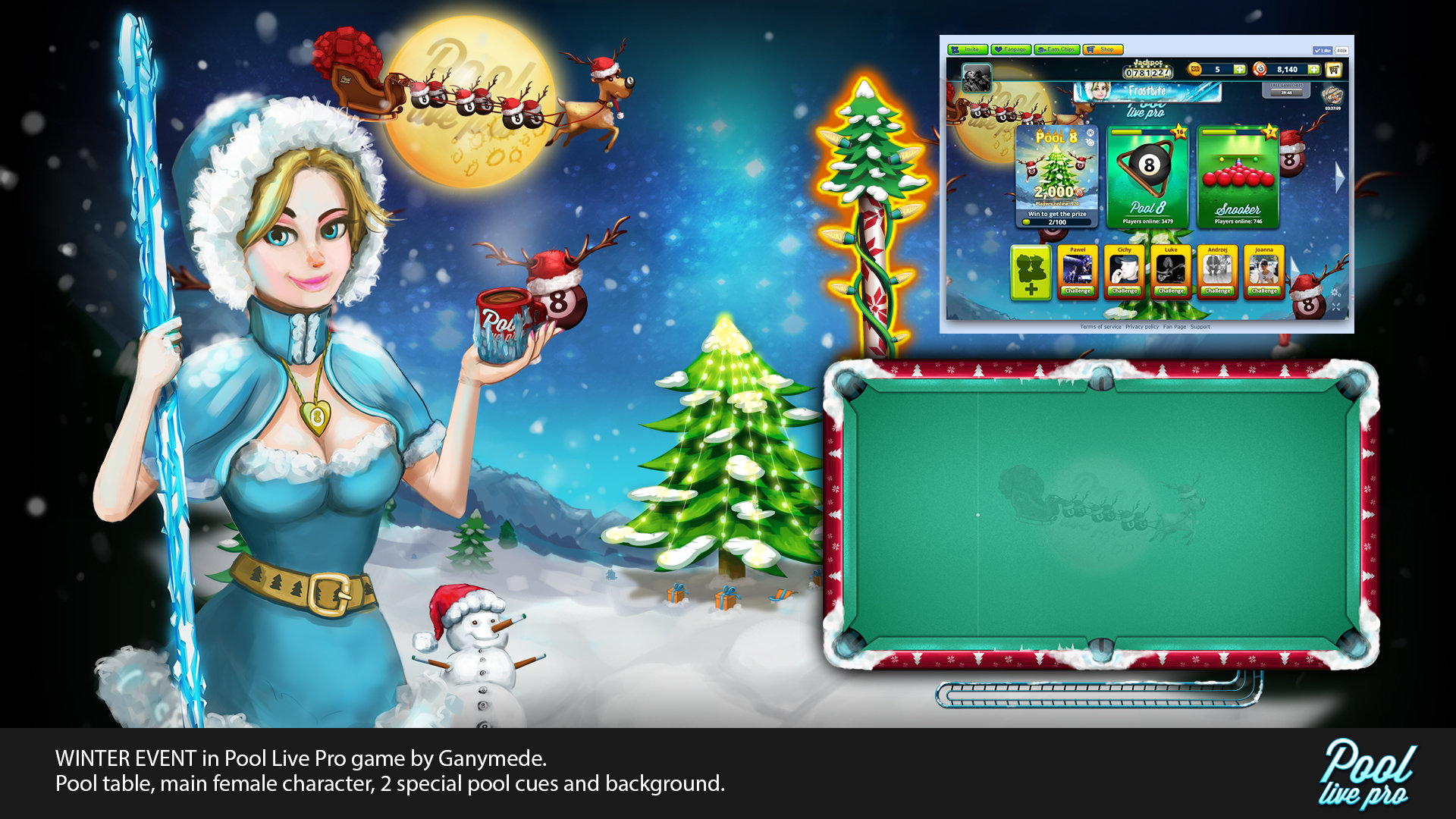 ArtStation - Pool Live Pro - Winter event