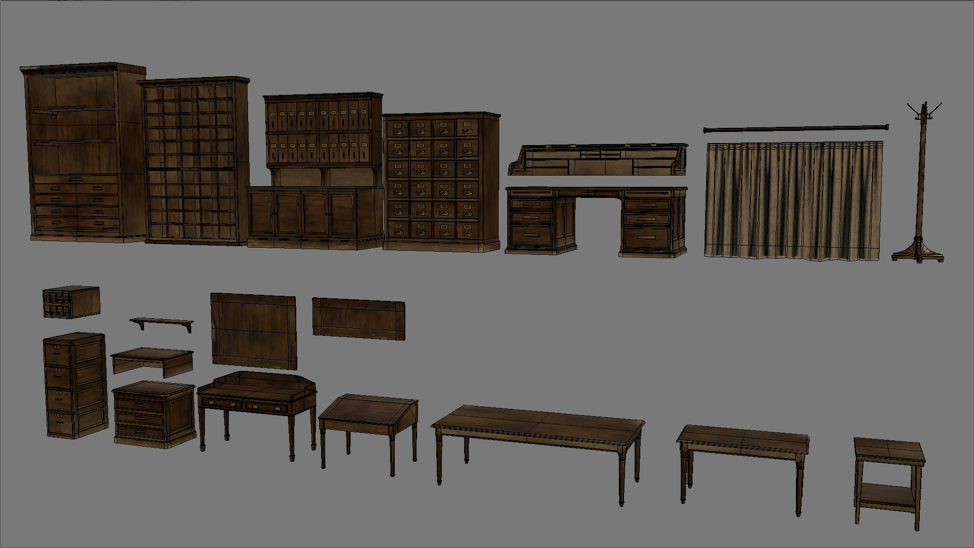 Nestor Carpintero - The Order 1886: Black Wall Yards offices: Furniture