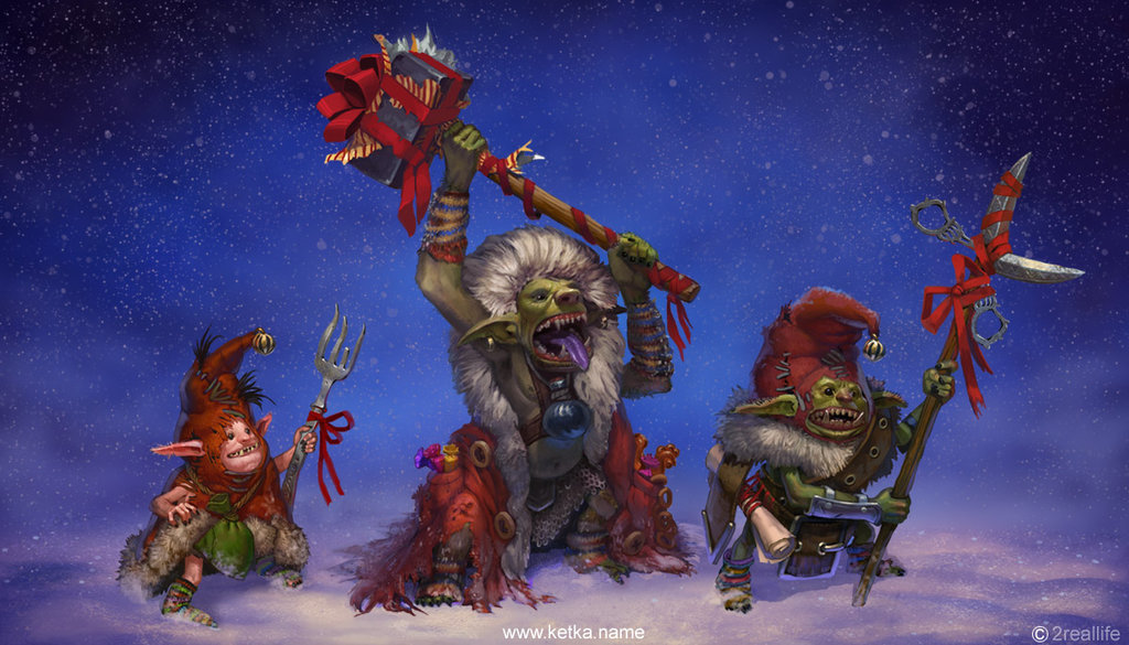 ArtStation - Christmas goblins