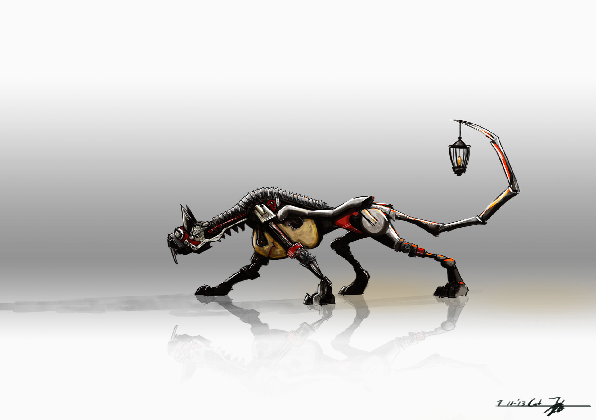 ArtStation - Mechanical Cat
