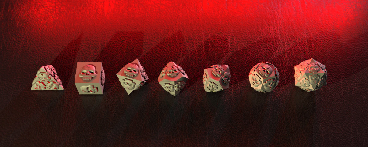 ArtStation - Necron dice