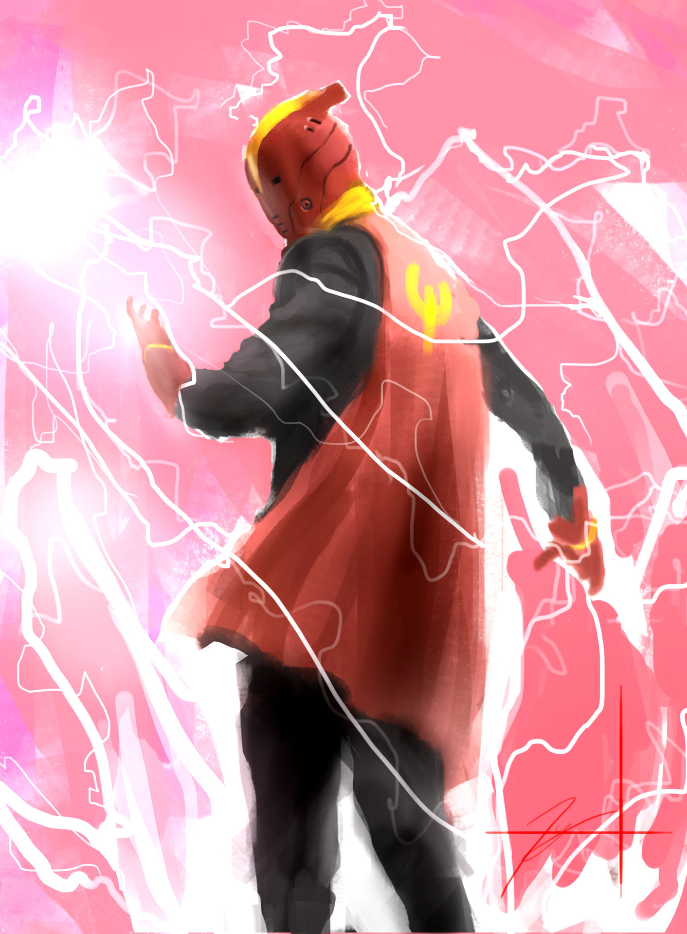 ArtStation - Retro Hero Design - Tesla