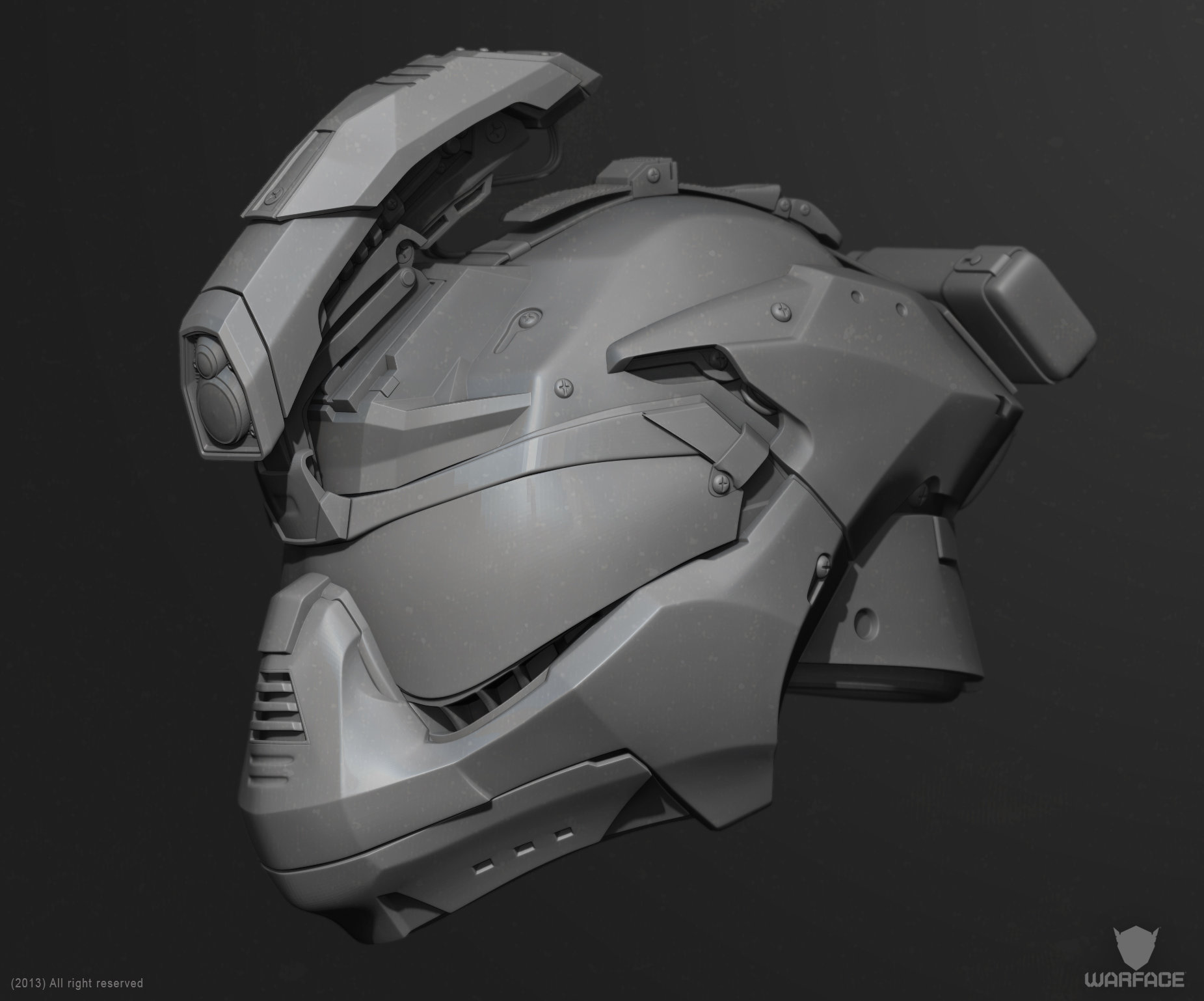 ArtStation - new 3d models for crytek (soldier helmets)